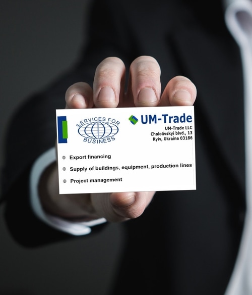 UM-Trade: Export financing, supply of buildings, equipment, production ...